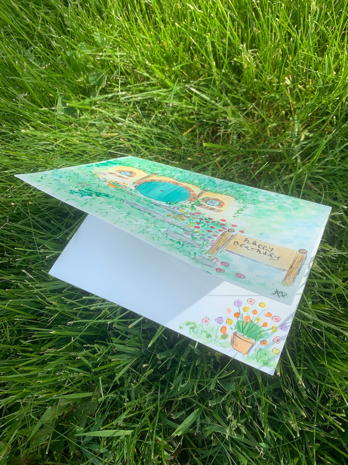 Lord of the Rings Birthday Card, Hobbit Hole Card, LOTR Birthday Card ...