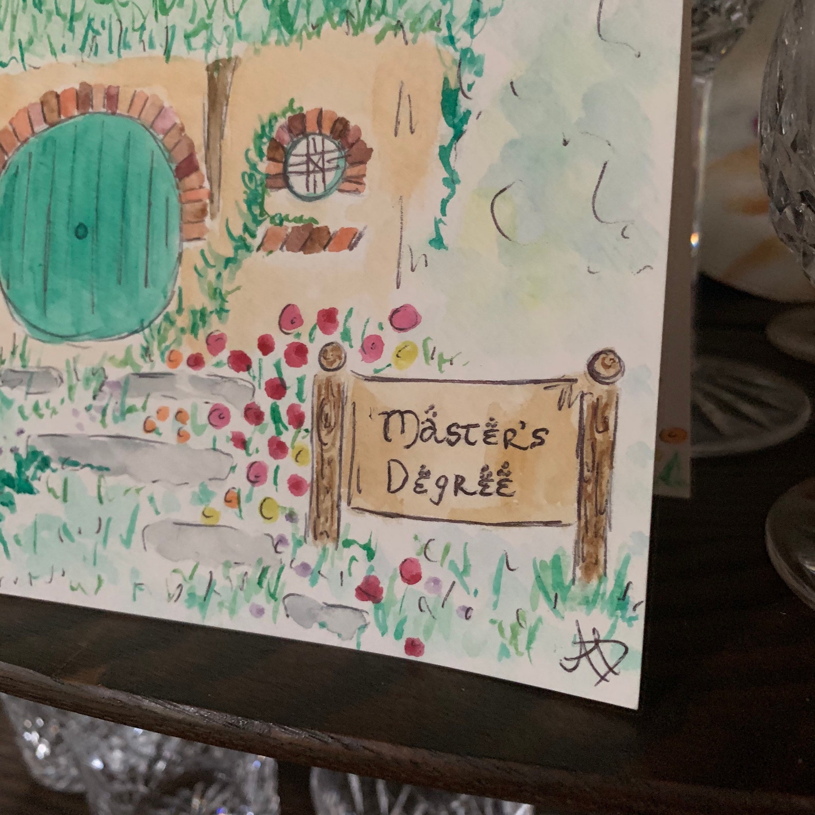 Lord of the Rings Birthday Card, Hobbit Hole Card, LOTR Birthday Card ...