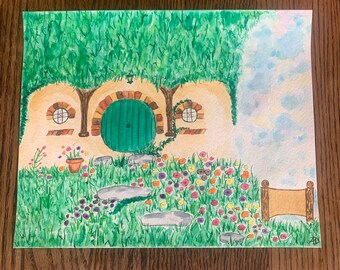 Hobbiton Painting - Etsy