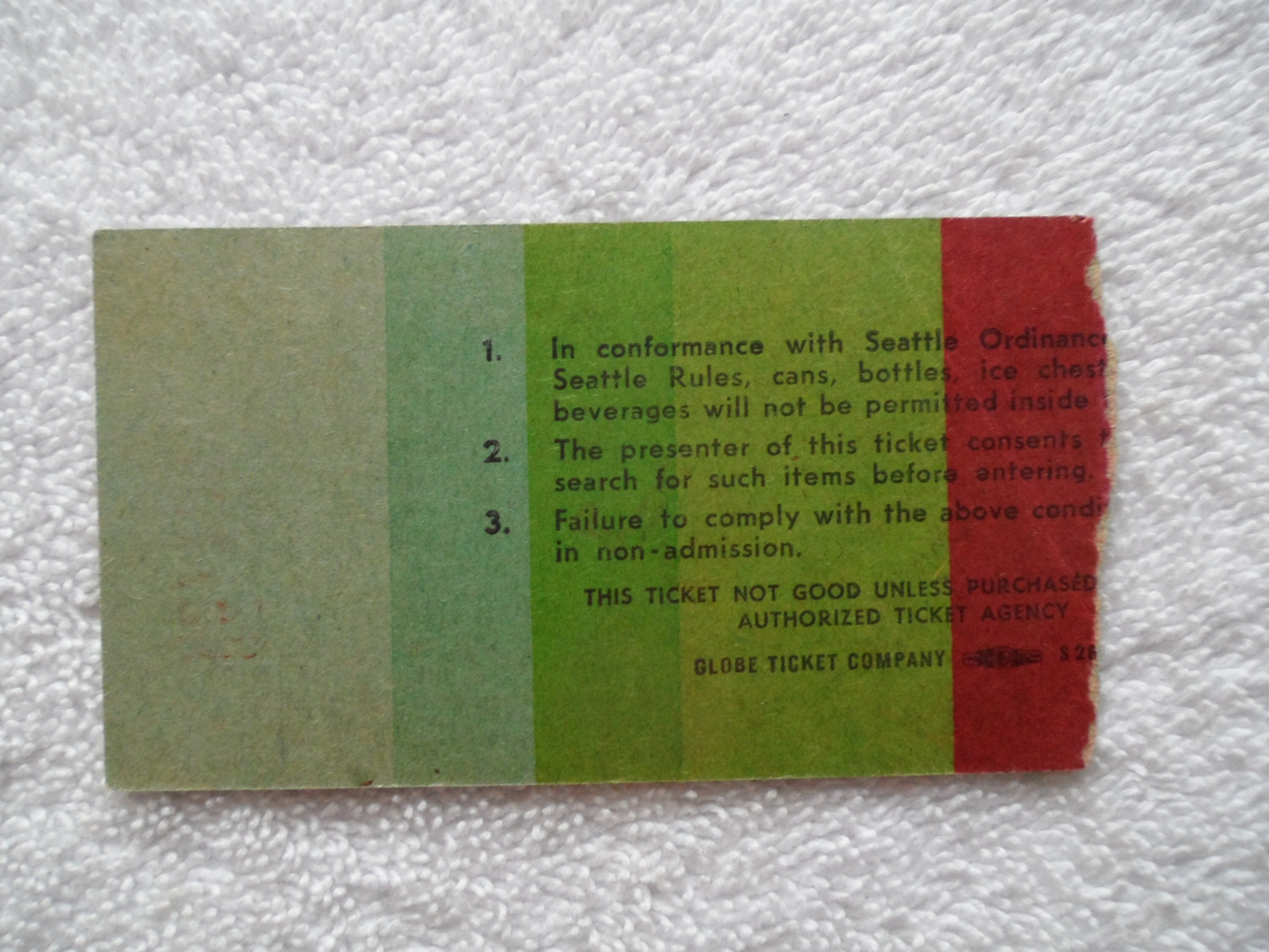LED ZEPPELIN Original__1977__concert TICKET Stub___seattle__ex - Etsy