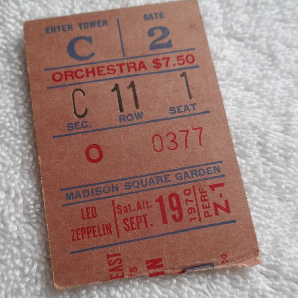 Led Zeppelin Concert - Etsy