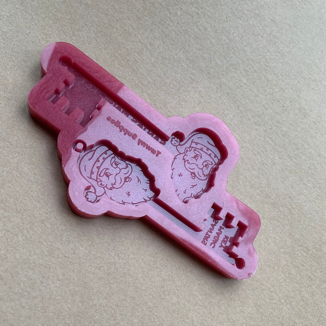 Santas Magic Key Mould Christmas Mould Silicone Mold DIY - Etsy