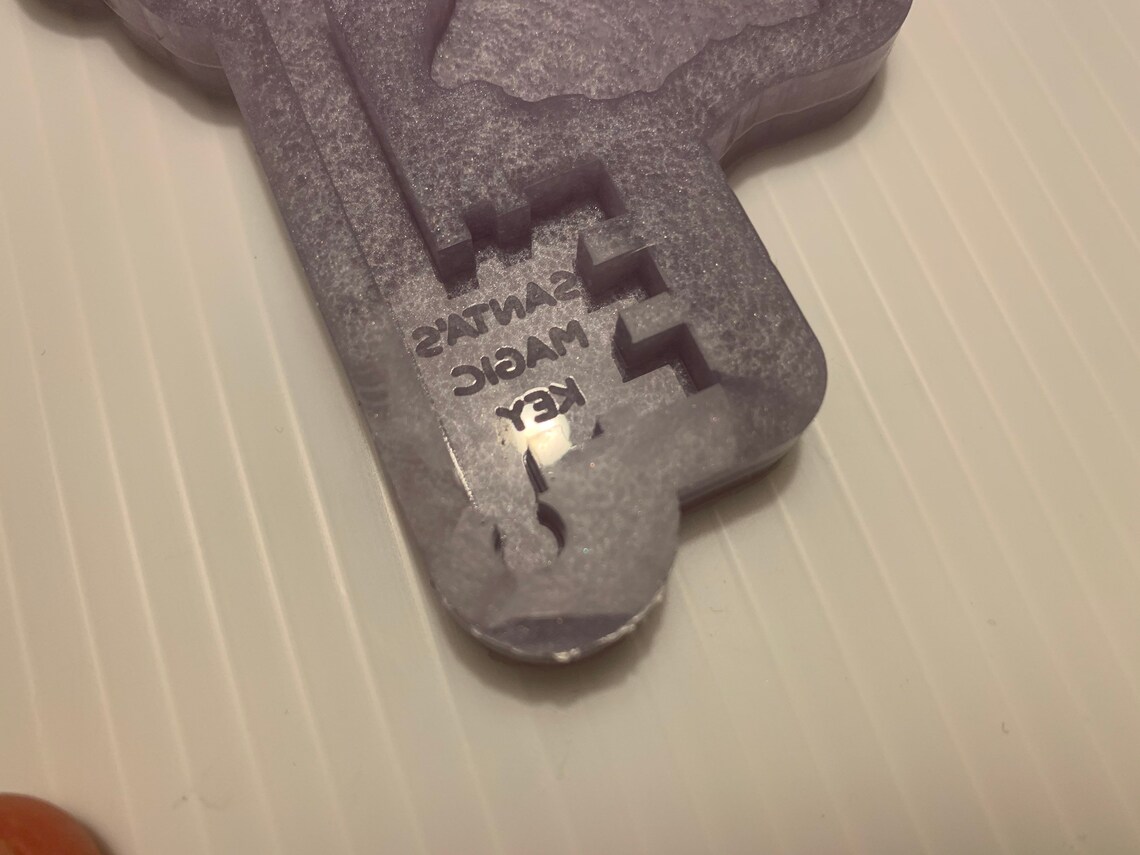 Santas Magic Key Mould Christmas Mould Silicone Mold DIY - Etsy