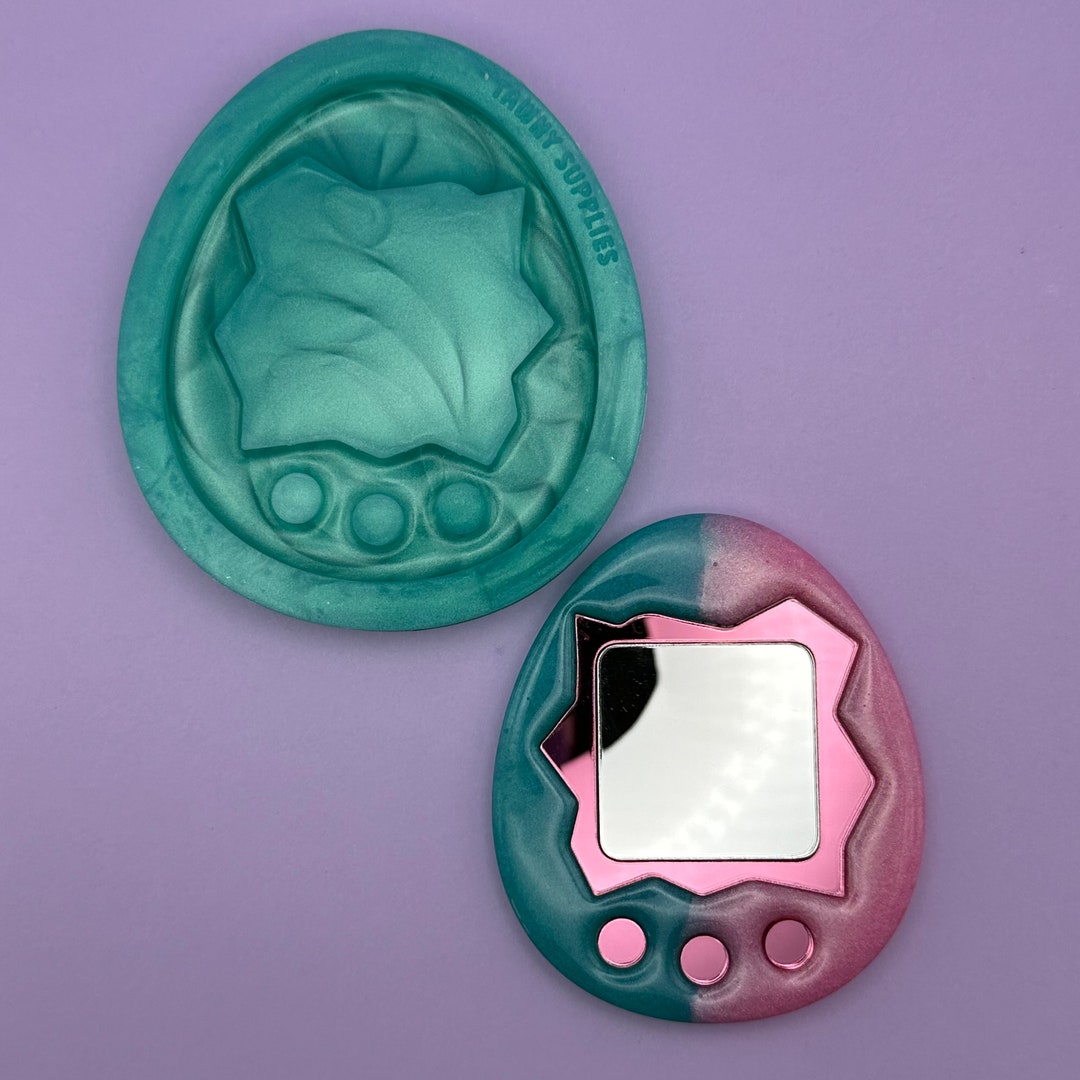 Tamagotchi Mirror Mould, Mirror Mold, Resin Mold, Pocket Mirror - Etsy