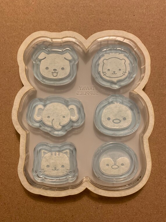 Animal faces mould cute mould Kawai Animals Tools Jewelry Making ...