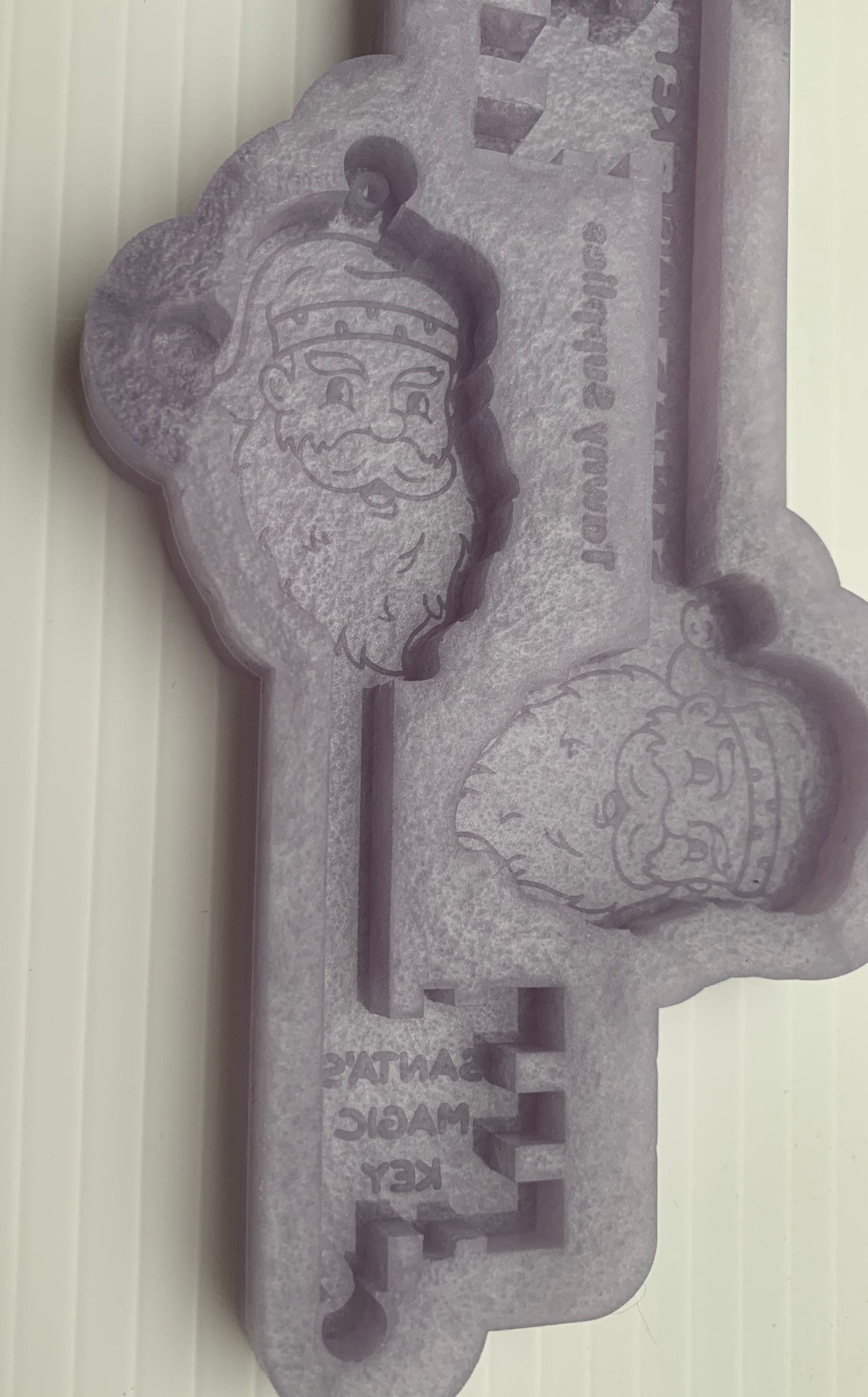 Santas Magic Key Mould Christmas Mould Silicone Mold DIY | Etsy