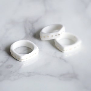 Ceramic Ring Porcelain Ring Handmade Porcelain Ring Ceramic - Etsy