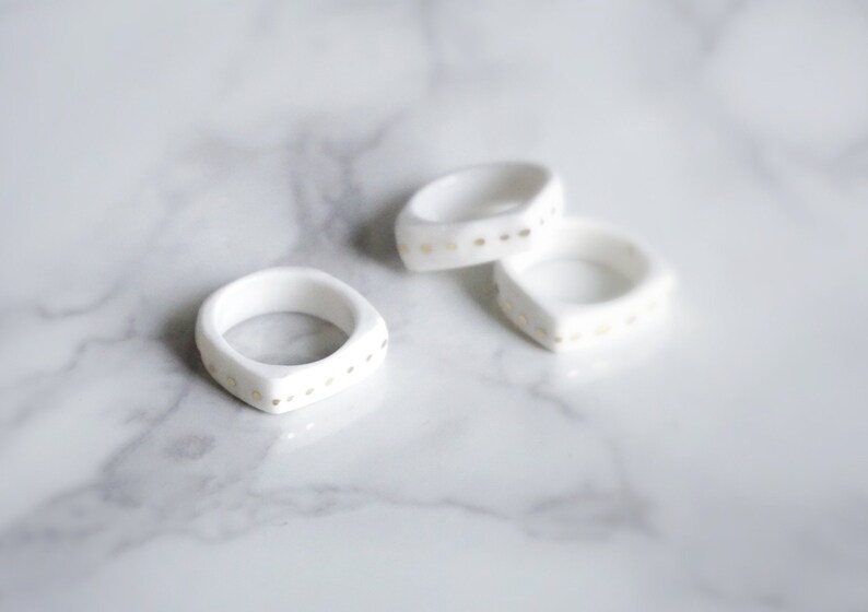 Ceramic Ring Porcelain Ring Handmade Porcelain Ring Ceramic | Etsy