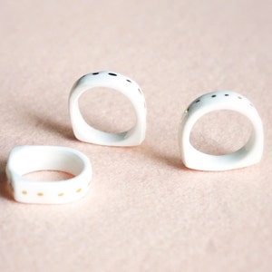 Ceramic Ring Porcelain Ring Handmade Porcelain Ring Ceramic - Etsy