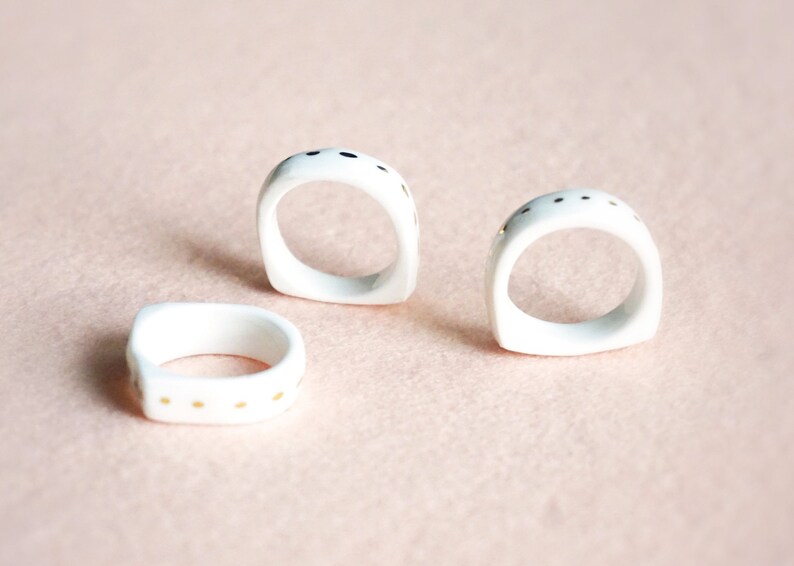 Ceramic Ring Porcelain Ring Handmade Porcelain Ring Ceramic | Etsy