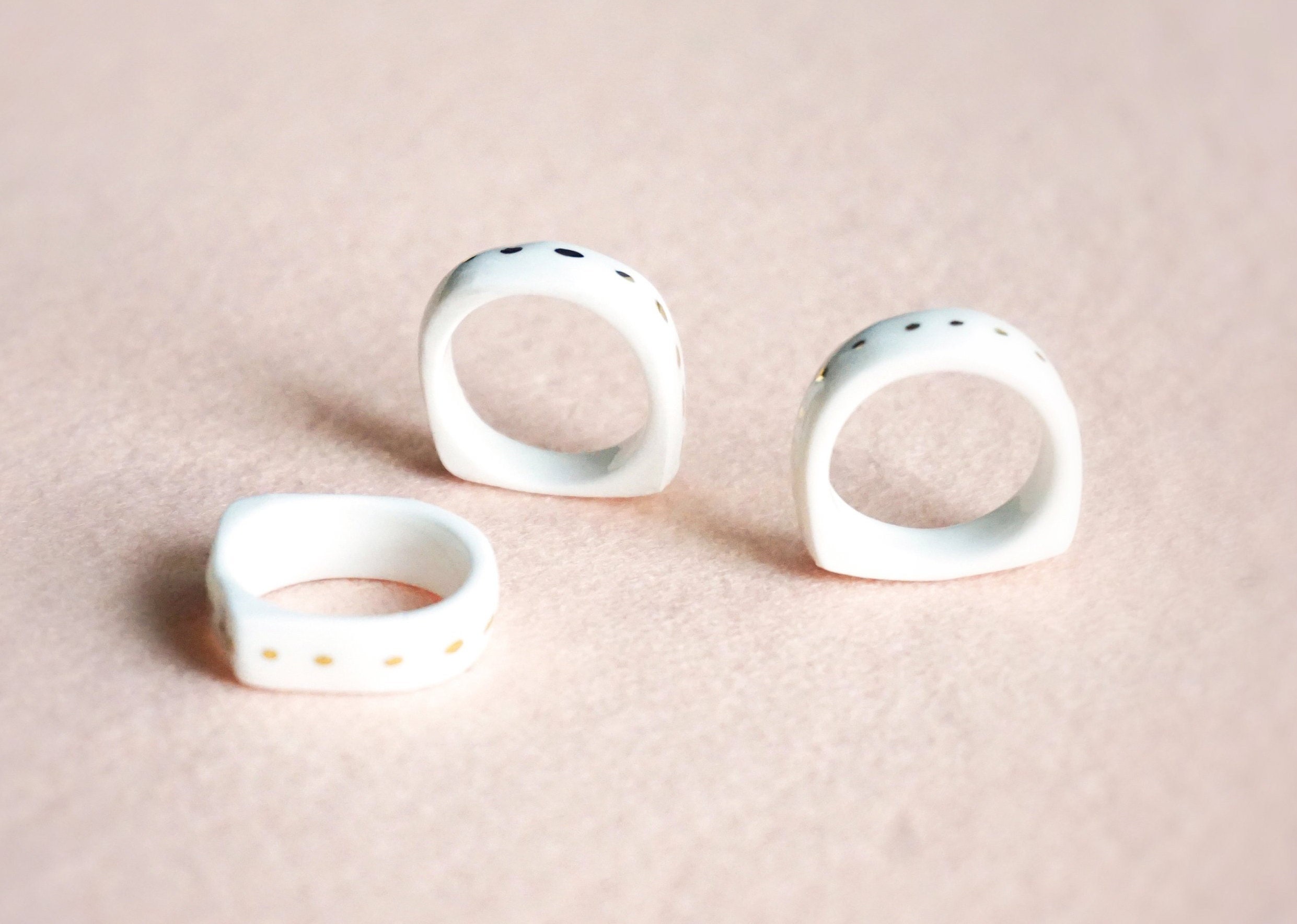 Ceramic Ring Porcelain Ring Handmade Porcelain Ring Ceramic | Etsy