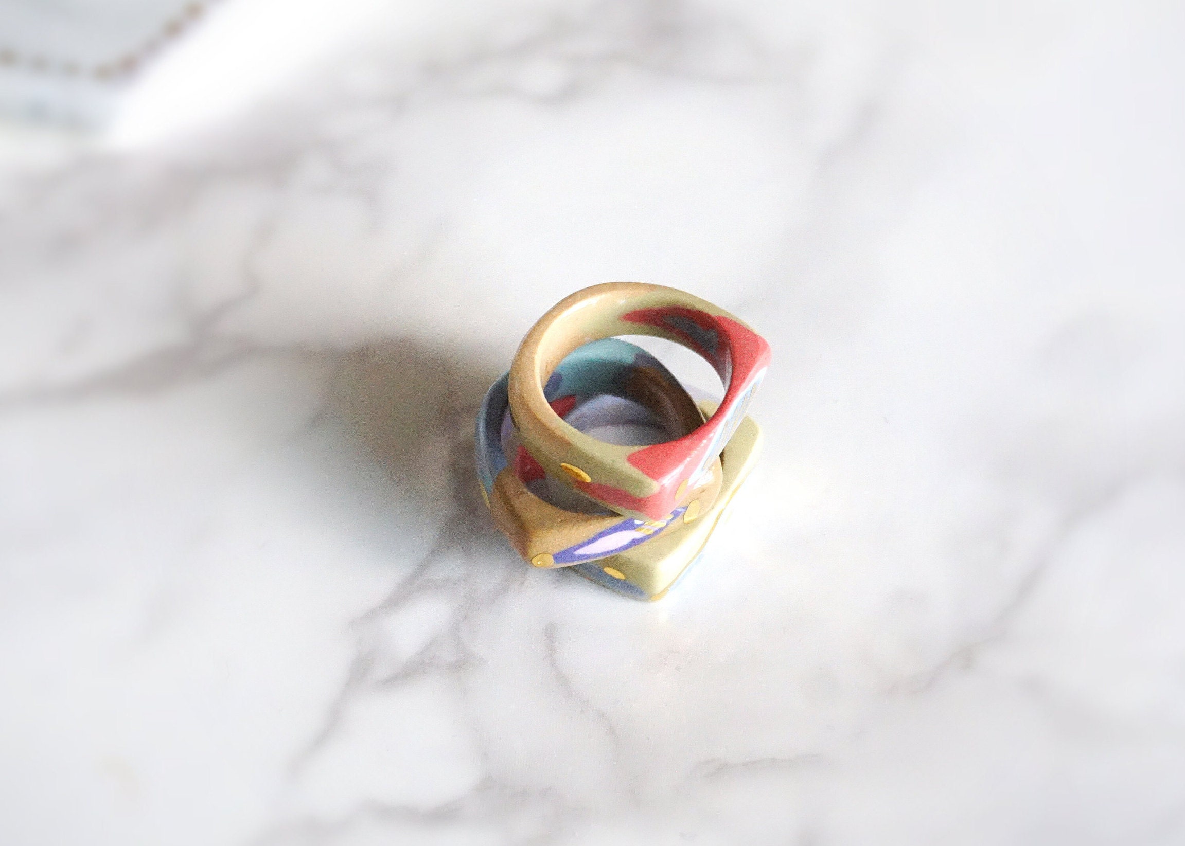 Ceramic Ring Porcelain Ring Handmade Porcelain Ring Ceramic | Etsy