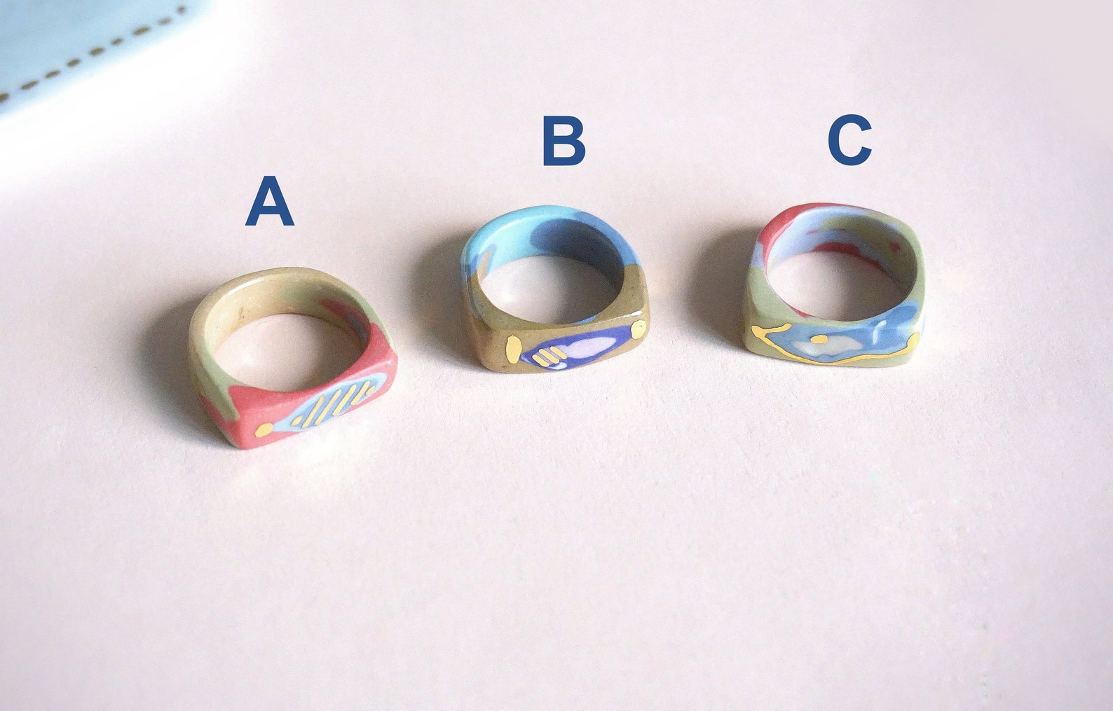 Ceramic Ring Porcelain Ring Handmade Porcelain Ring Ceramic - Etsy