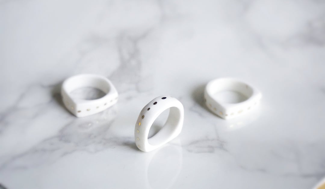 Ceramic Ring Porcelain Ring Handmade Porcelain Ring Ceramic - Etsy