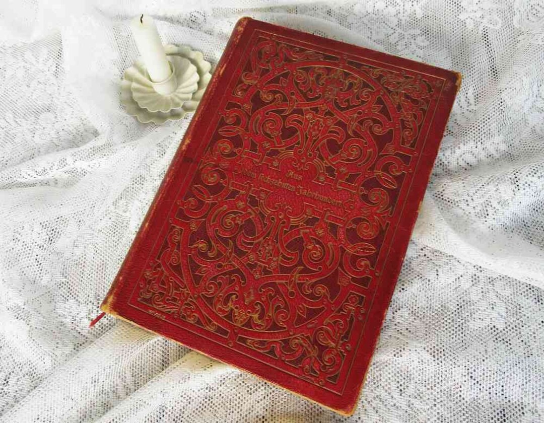 RARE! Antique Book From 1877, Novellas by W. Jensen, Title "from the ...