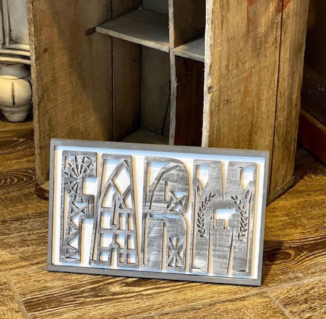 Farm Sign, Farm House Sign, Rustic Farmhouse Sign, Housewarming Gift ...