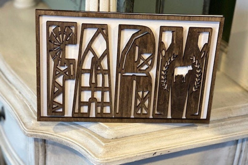 Farm Sign, Farm House Sign, Rustic Farmhouse Sign, Housewarming Gift ...