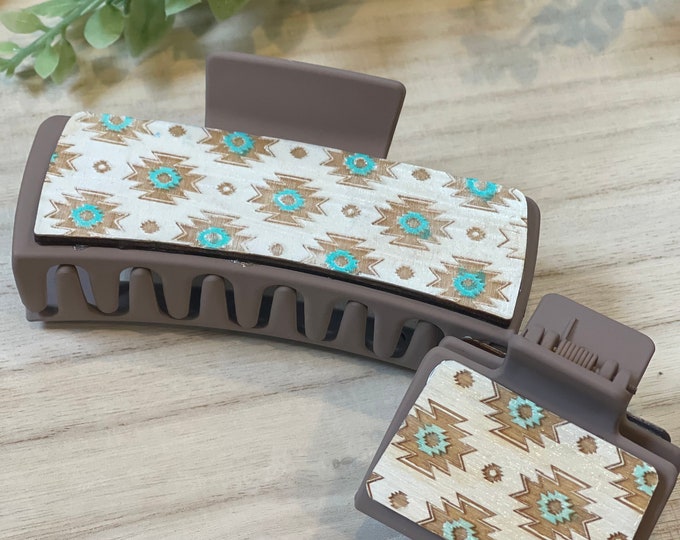 Set of Claw Clips, Western Hair Clips, Southern Hair Ties, Fashionable ...