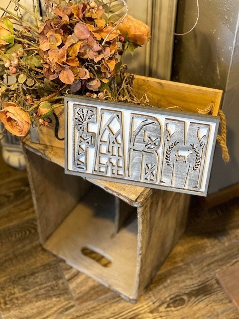 Farm Sign Farm House Sign Rustic Farmhouse Sign | Etsy