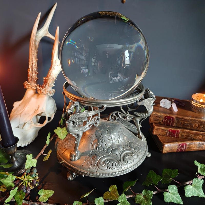 Crystal Balls Antique - Etsy UK