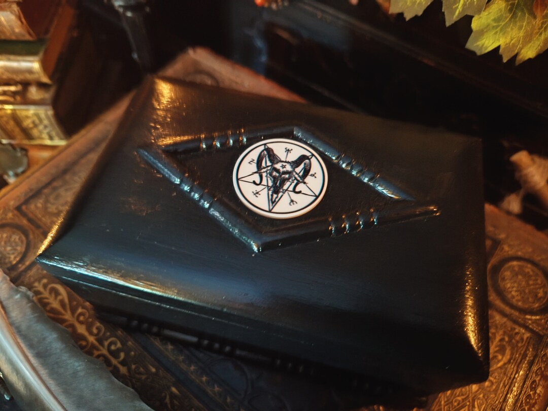 OCCULT Baphomet Altar Box Upcycled Box - Etsy UK