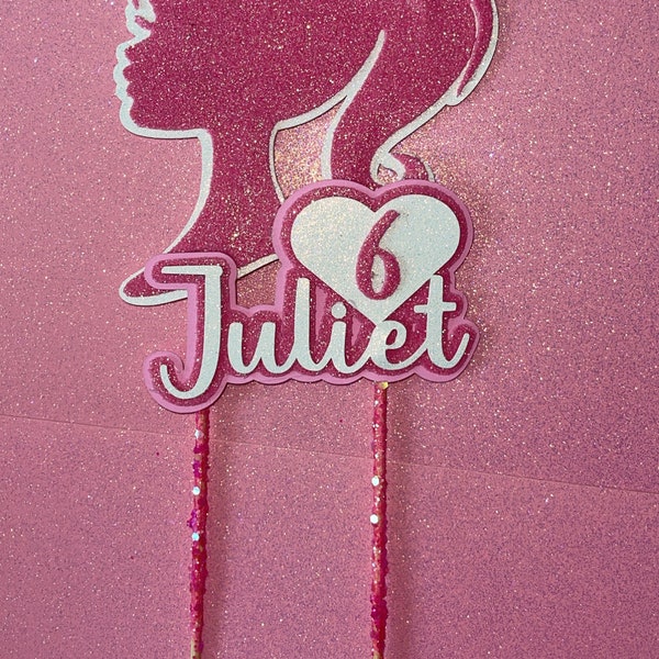 Barbie Cake Toppers - Etsy