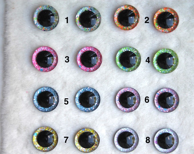 25 Mm Plush Toy Safety Eyes, Shiny - Etsy