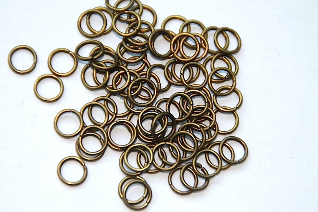 50 Bending Rings, Bronze, 4 Mm - Etsy