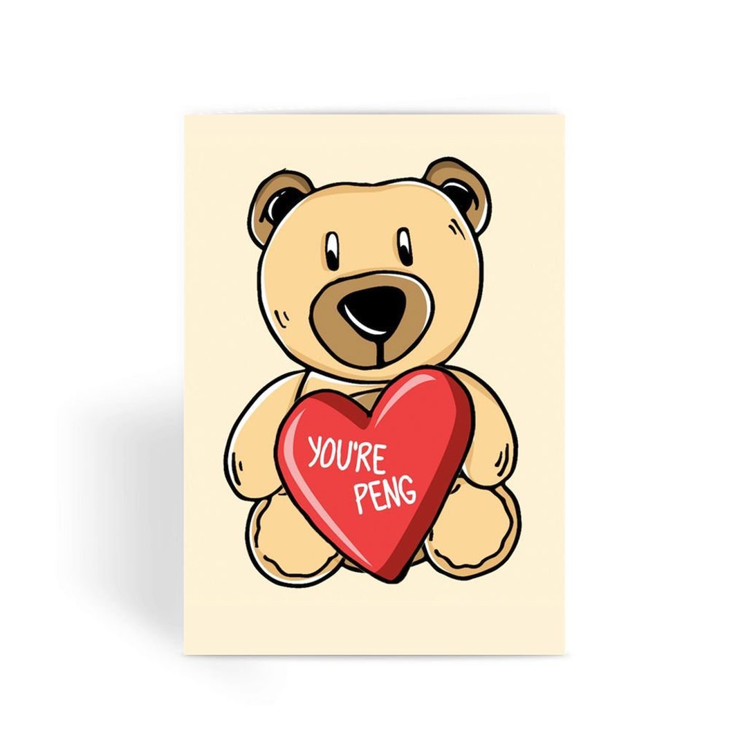 You're Peng Bear Valentine's Day Card for Her | Gifts for Buff Gyal ...