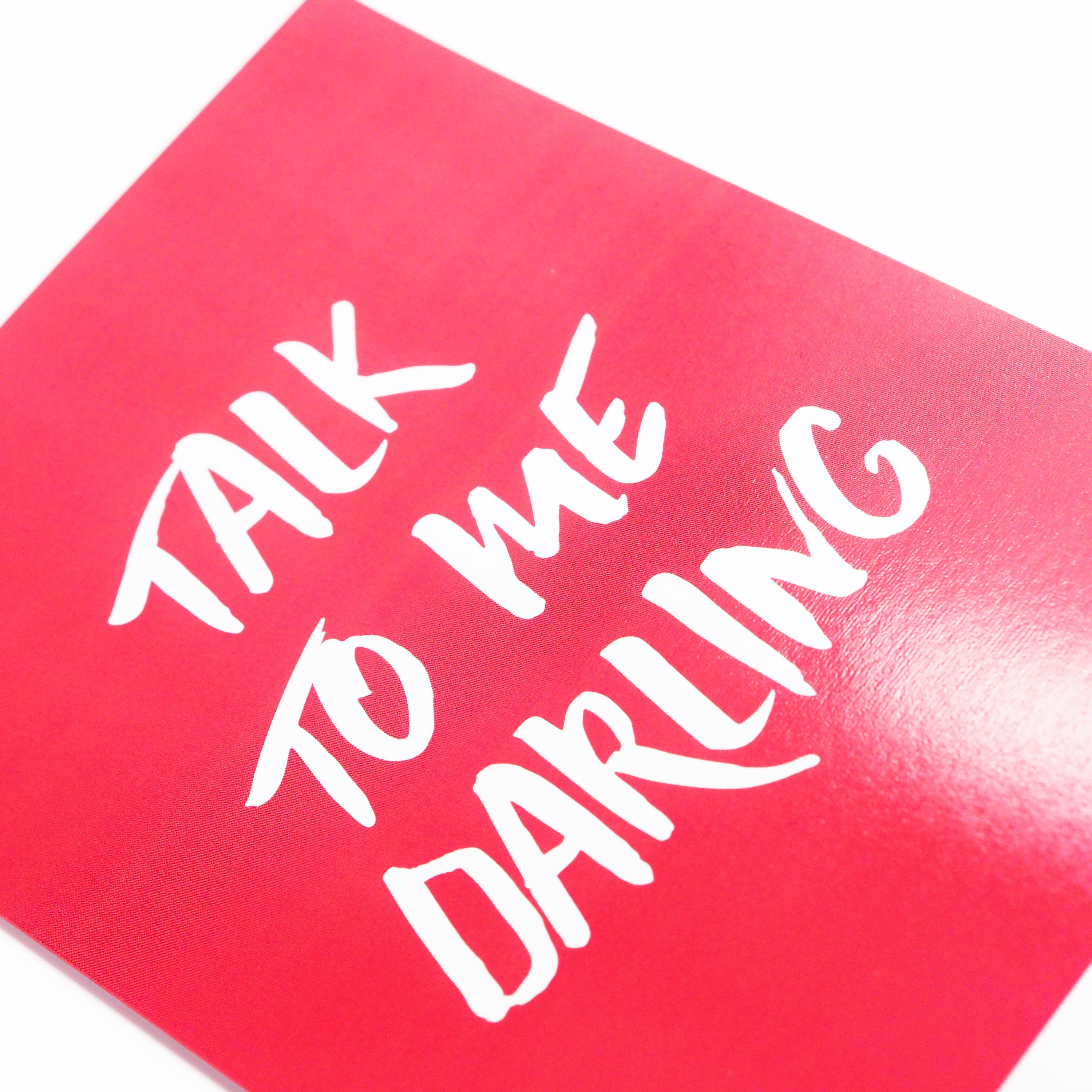 Talk to Me Darling Giggs Valentine's Day Card for Her | Greetings Cards ...