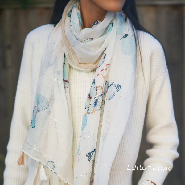 Butterfly Scarf - Etsy