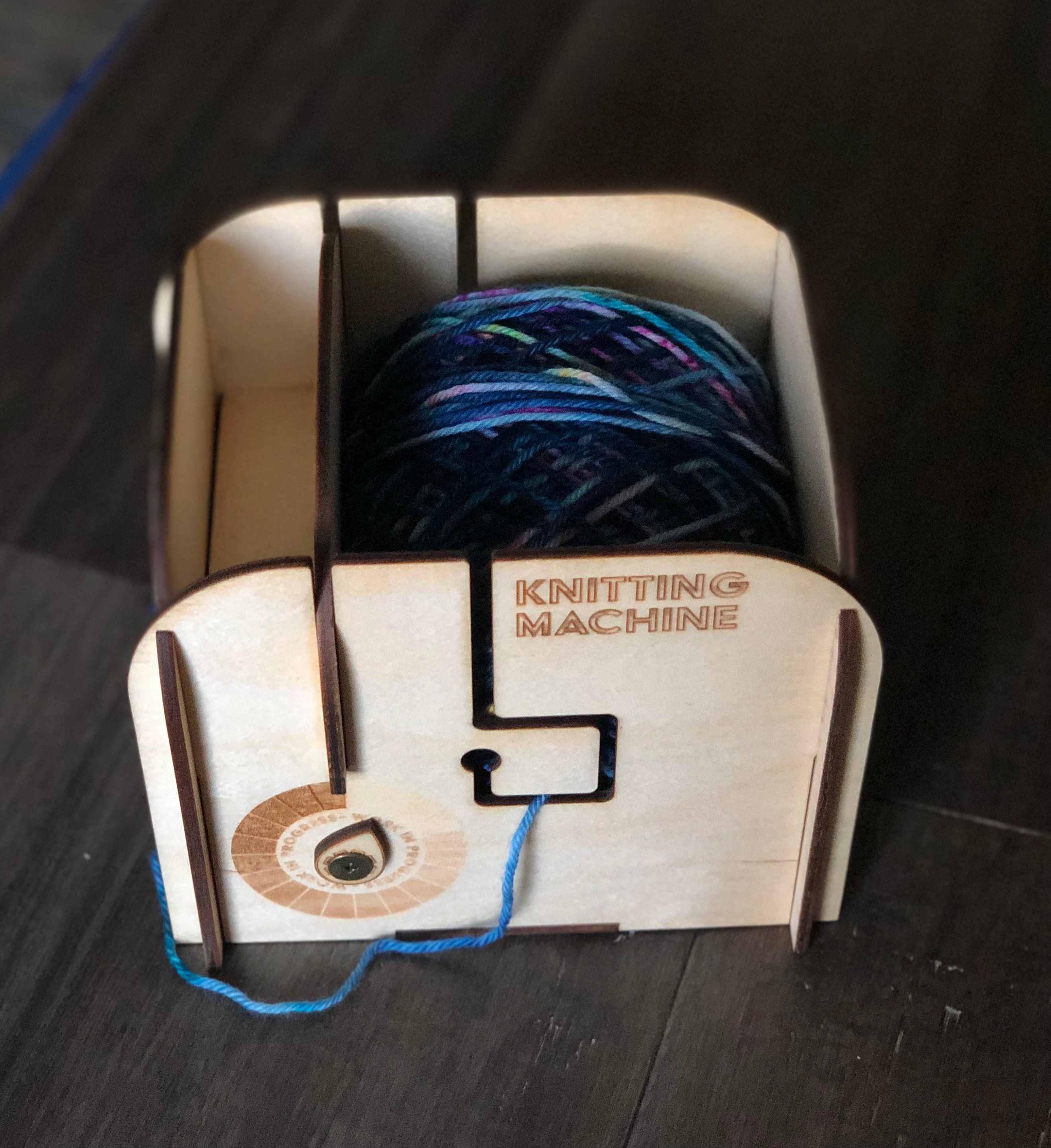 Yarn Box With Progress Indicator | Etsy