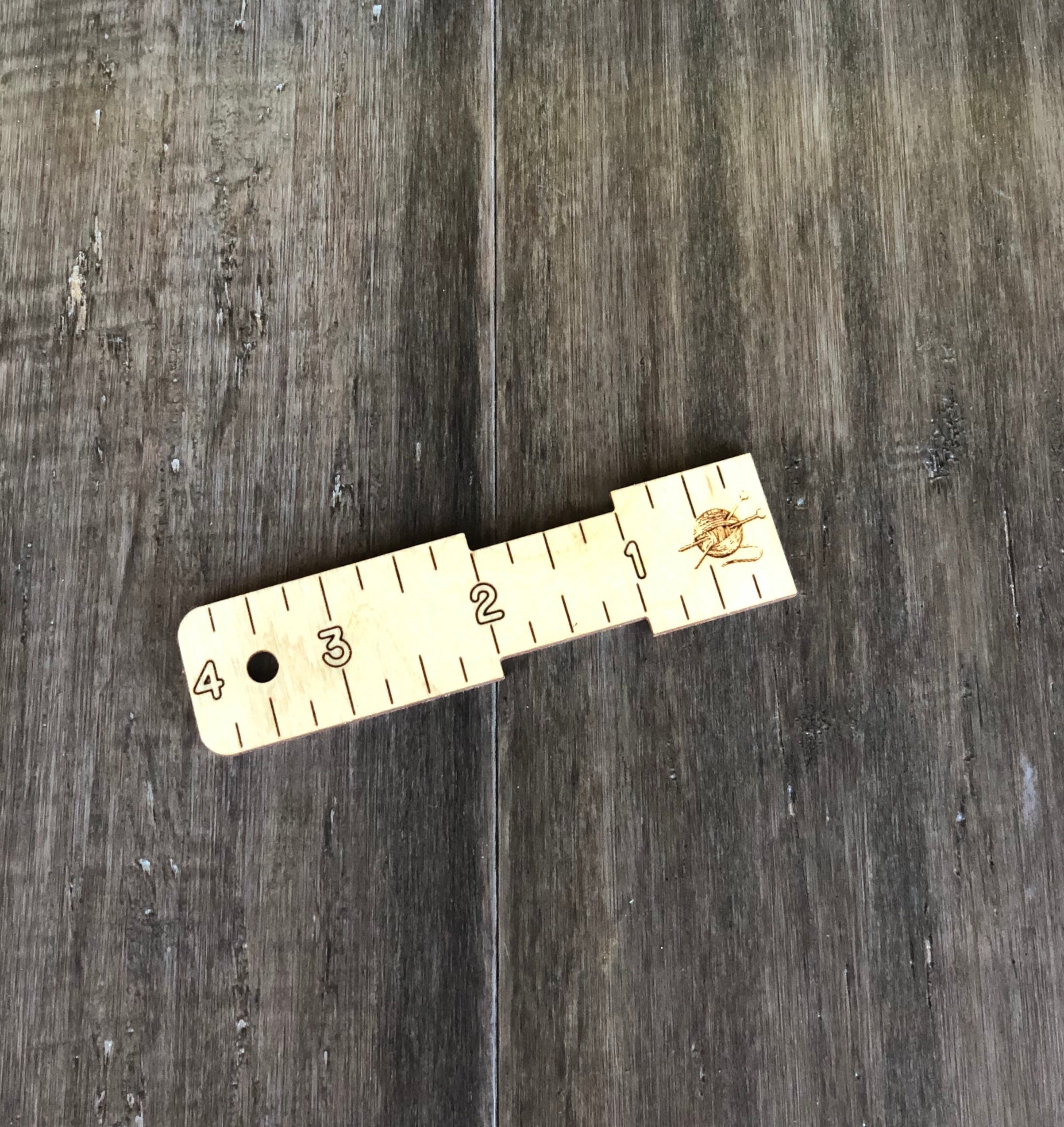 4-inch Ruler With Wraps per Inch | Etsy