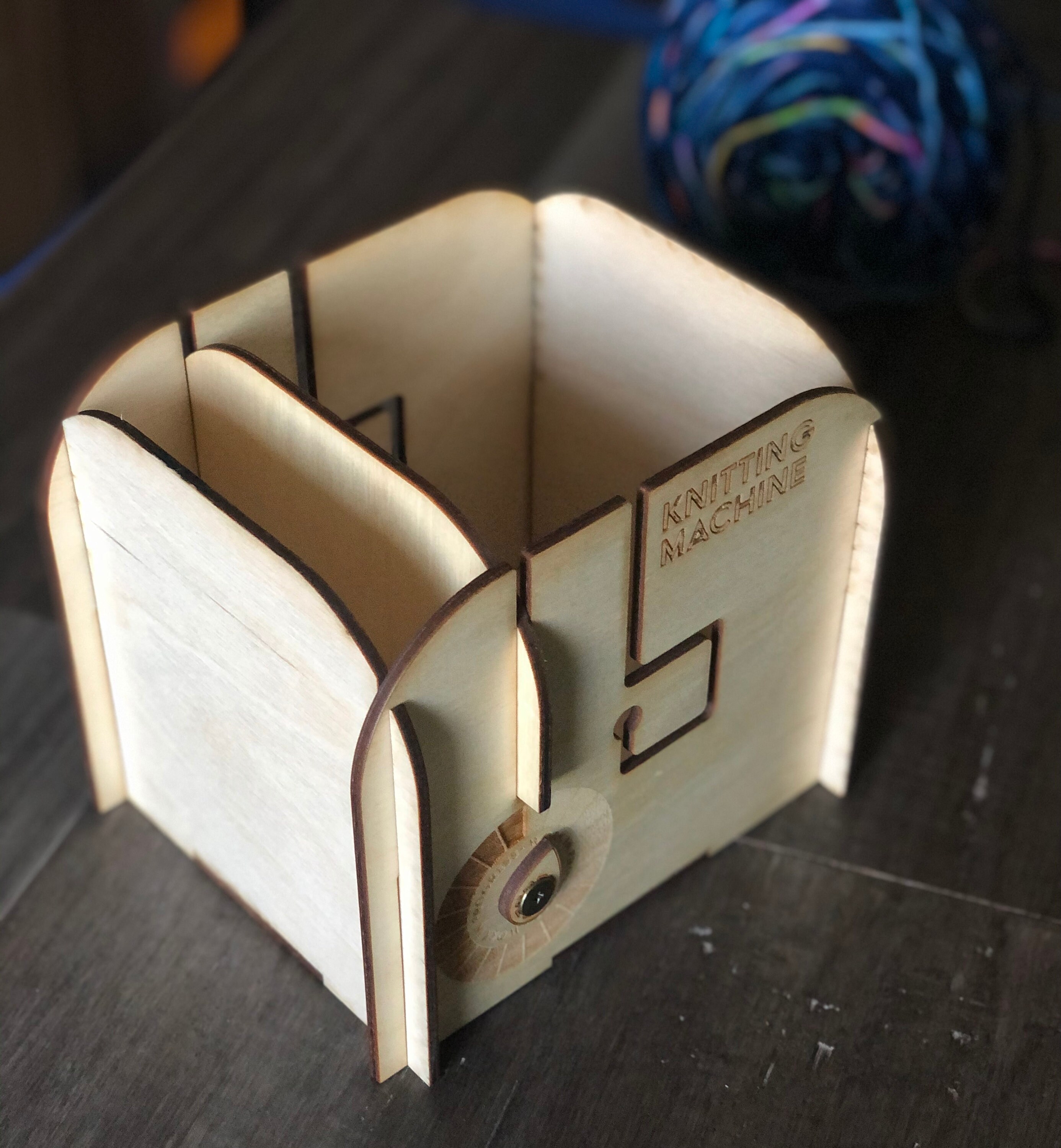 Yarn Box With Progress Indicator | Etsy