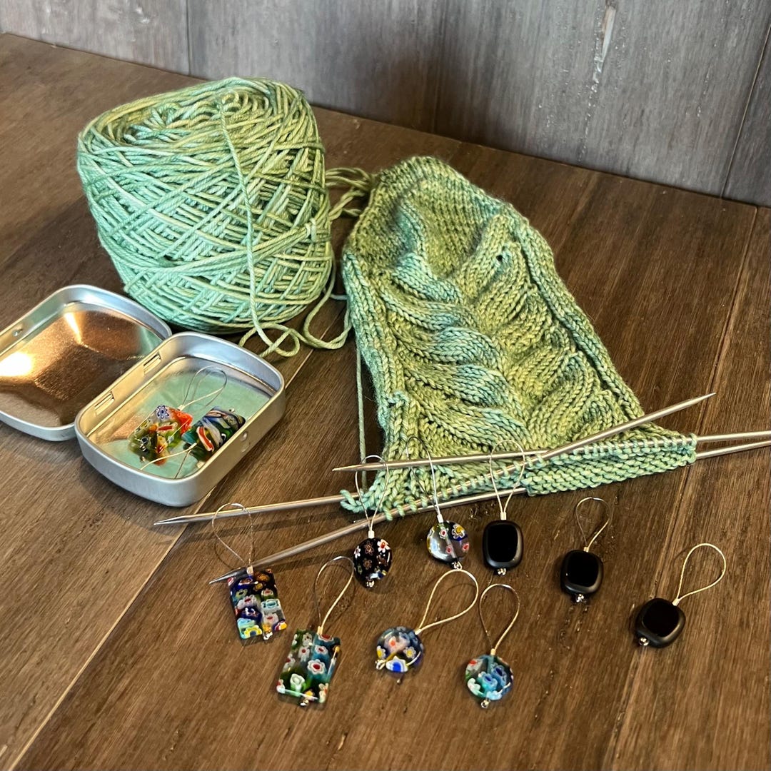 Glass Bead Stitch/progress Markers - Etsy