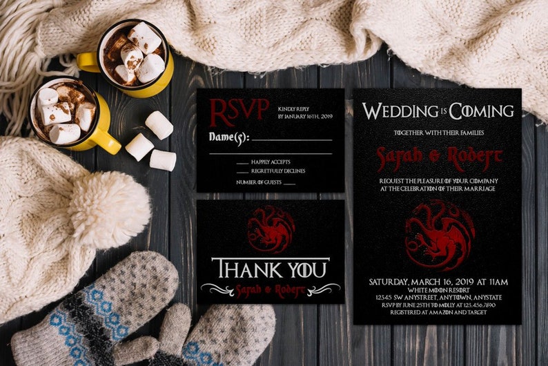 Theme Wedding Invitation Printable Wedding Invite Wedding - Etsy