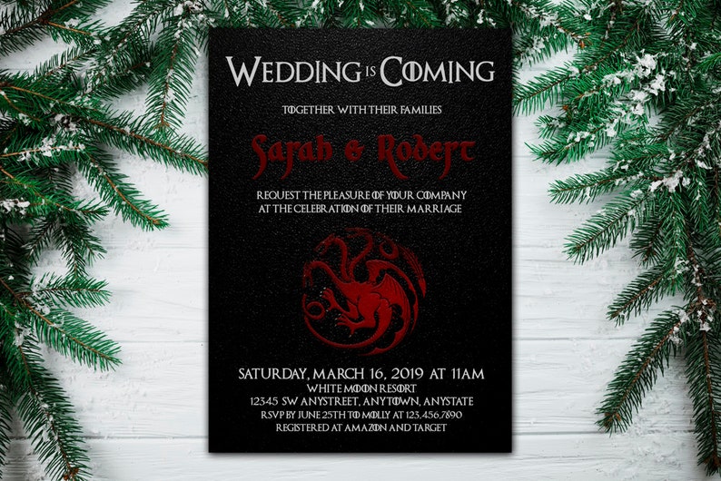 Theme Wedding Invitation Printable Wedding Invite Wedding - Etsy