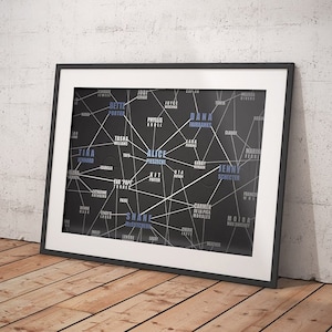 The L Word Chart - PRINTABLE Wall Art, Landscape Chart, Large Wall Art ...