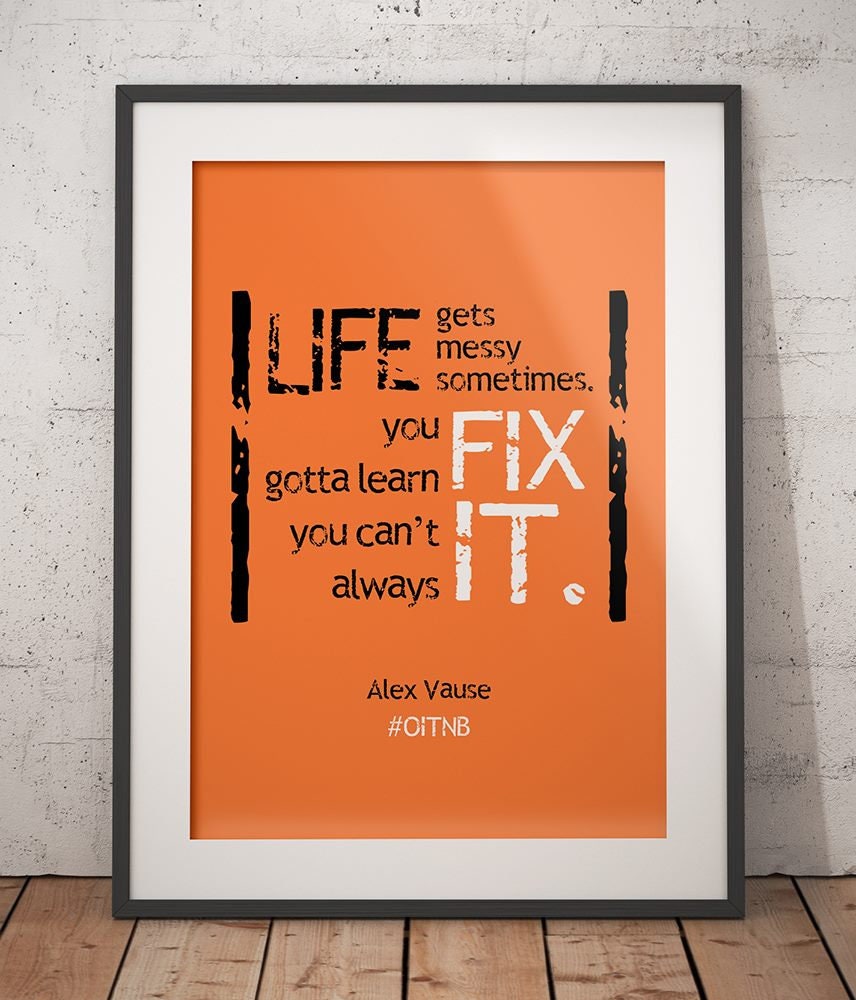 Orange is the New Black PRINTABLE Wall Art Landscape Large - Etsy