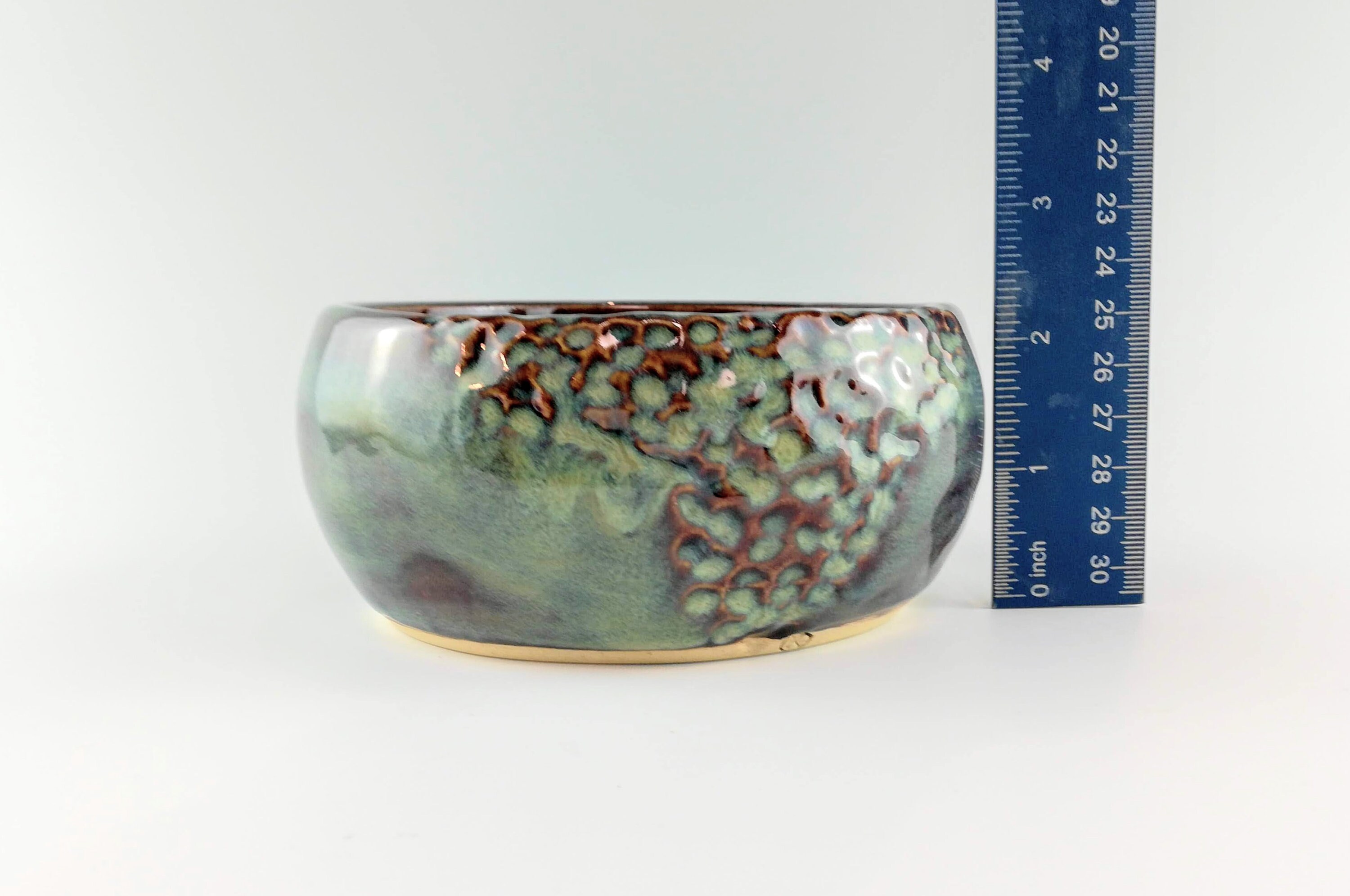 Handmade Ceramic Bowl dimple Carved - Etsy