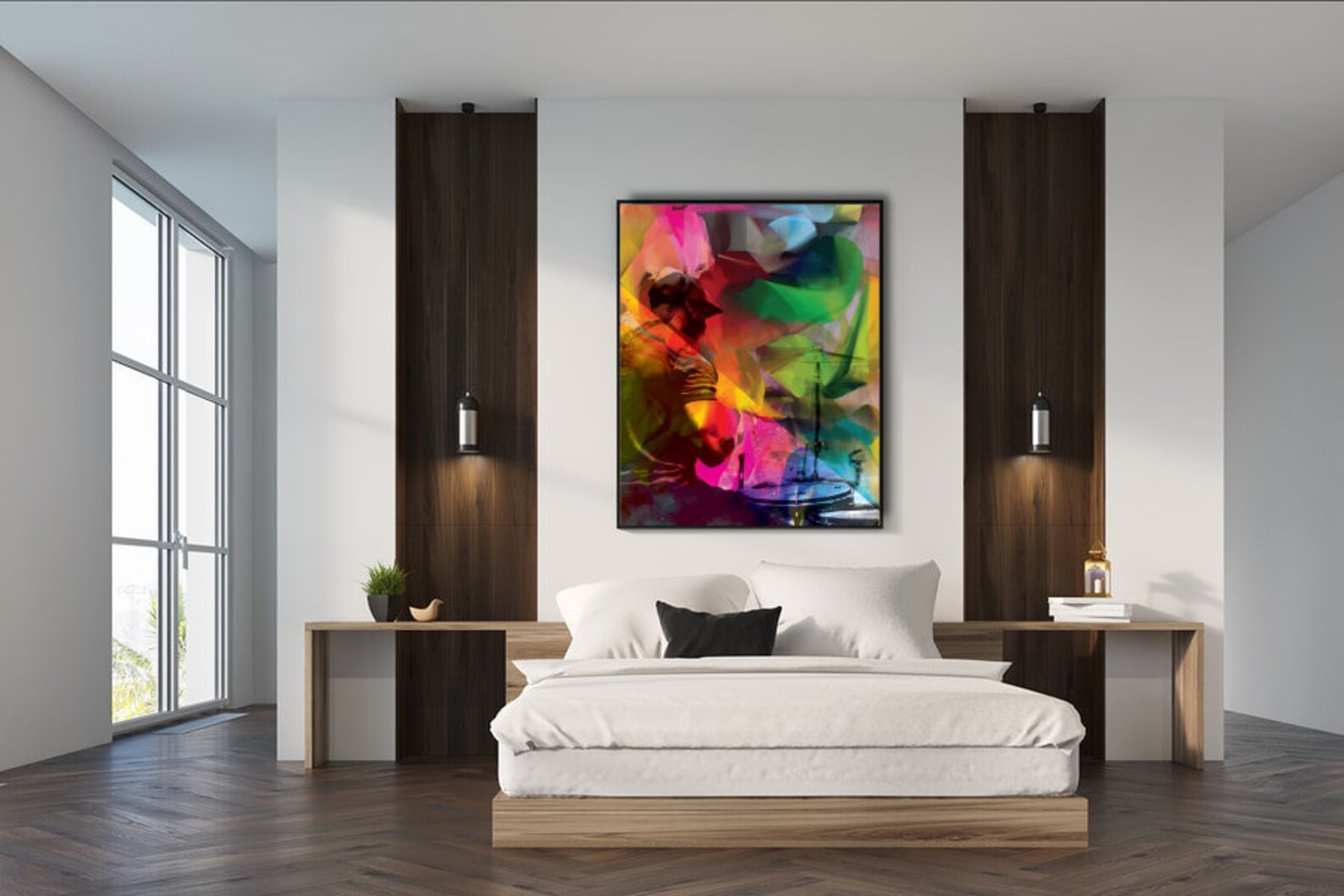 Colorful Drums Watercolor Print. Wall Art. Watercolor Home Decor ...