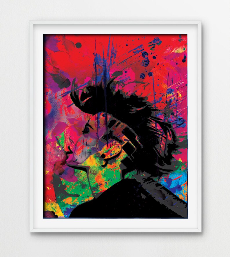 Woman Portrait Canvas. Colorful Pop Art Portrait for Home - Etsy