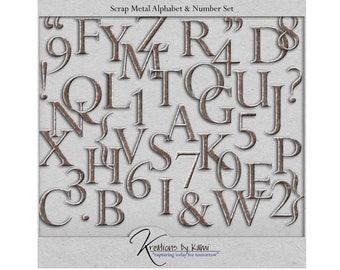 Digital Alphabet clip art scrapbook 1 inch circle digital | Etsy