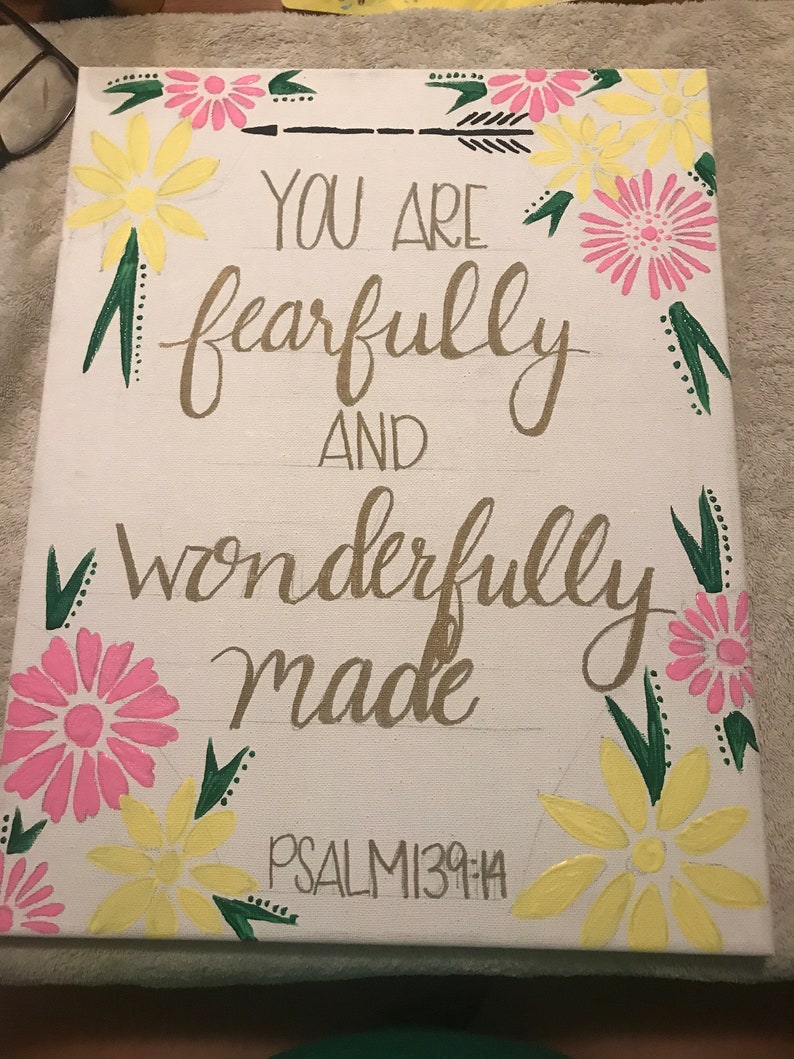 You Are Fearfully and Wonderfully Made - Etsy