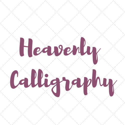 HeavenlyCalligraphy - Etsy