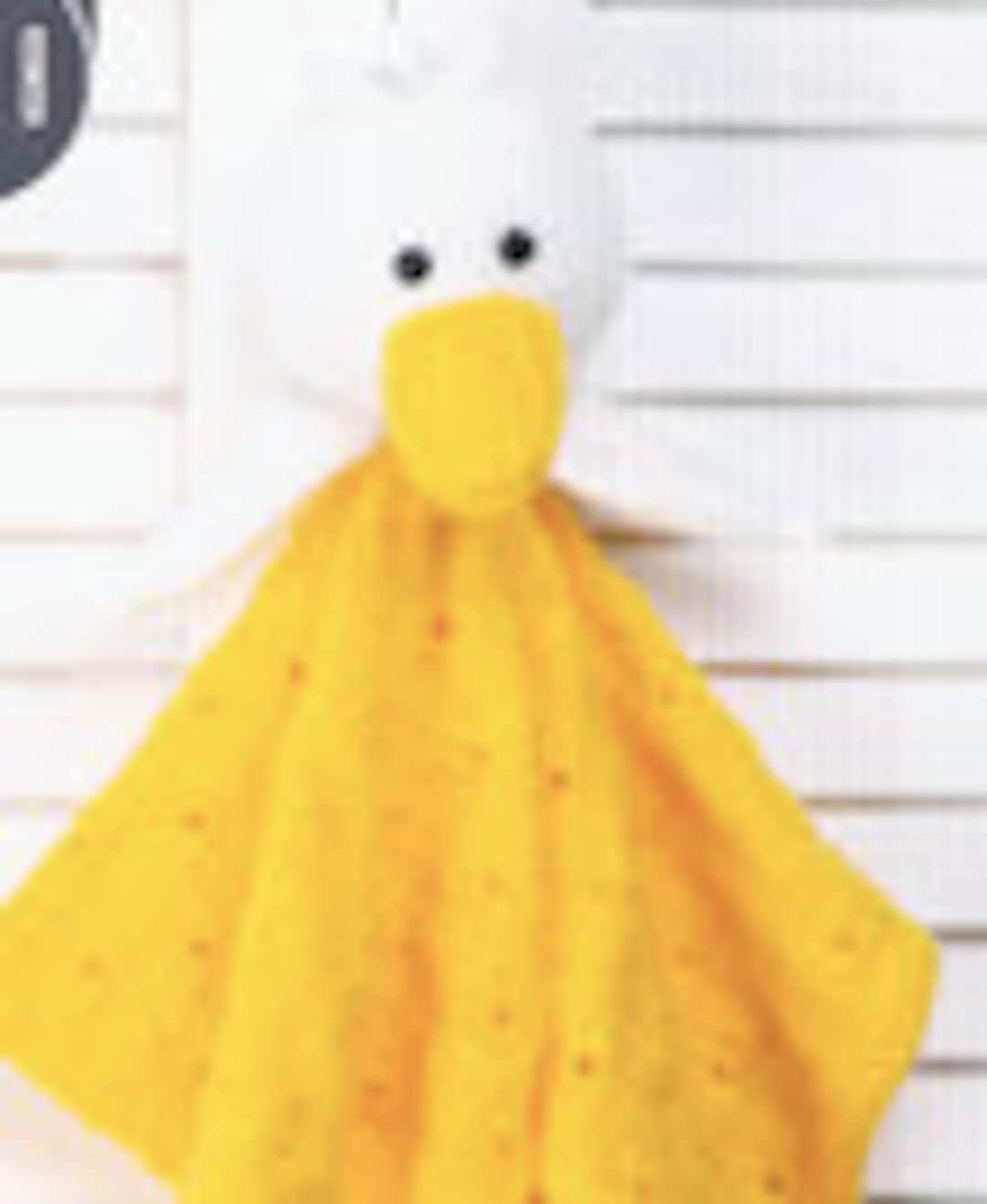 Baby Duck Comforter Knitting Pattern – Beginner Lovey (digital Download ...
