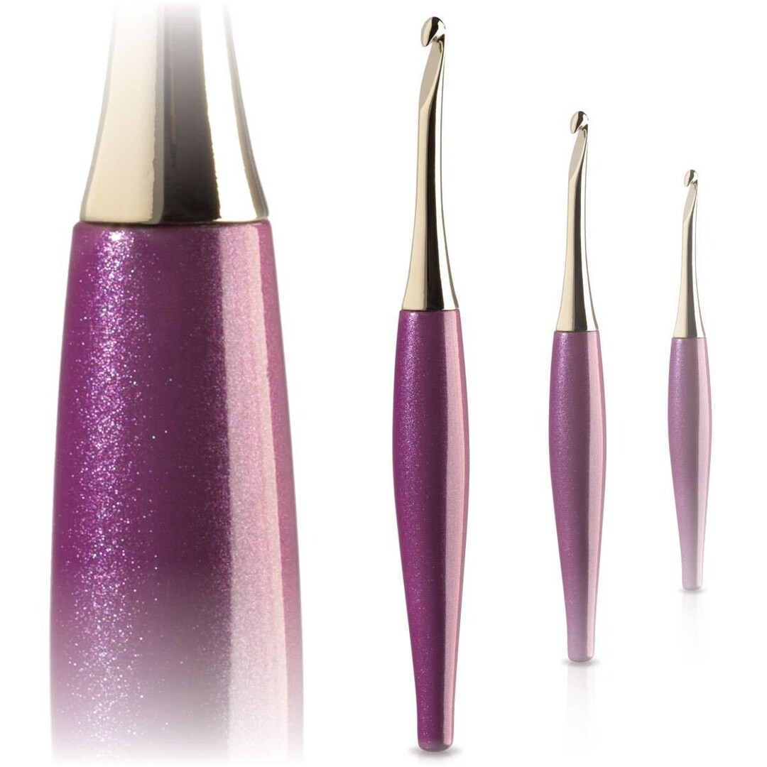 Furls Odyssey Crochet Hook, Purple and Nickel - Etsy