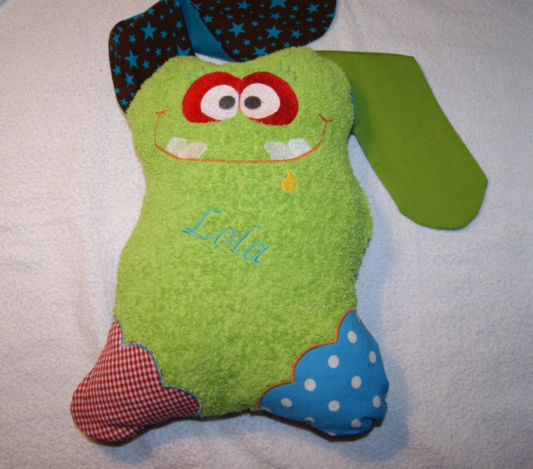 Gr. Cuddly Monster With Zipfelohren and Names - Etsy