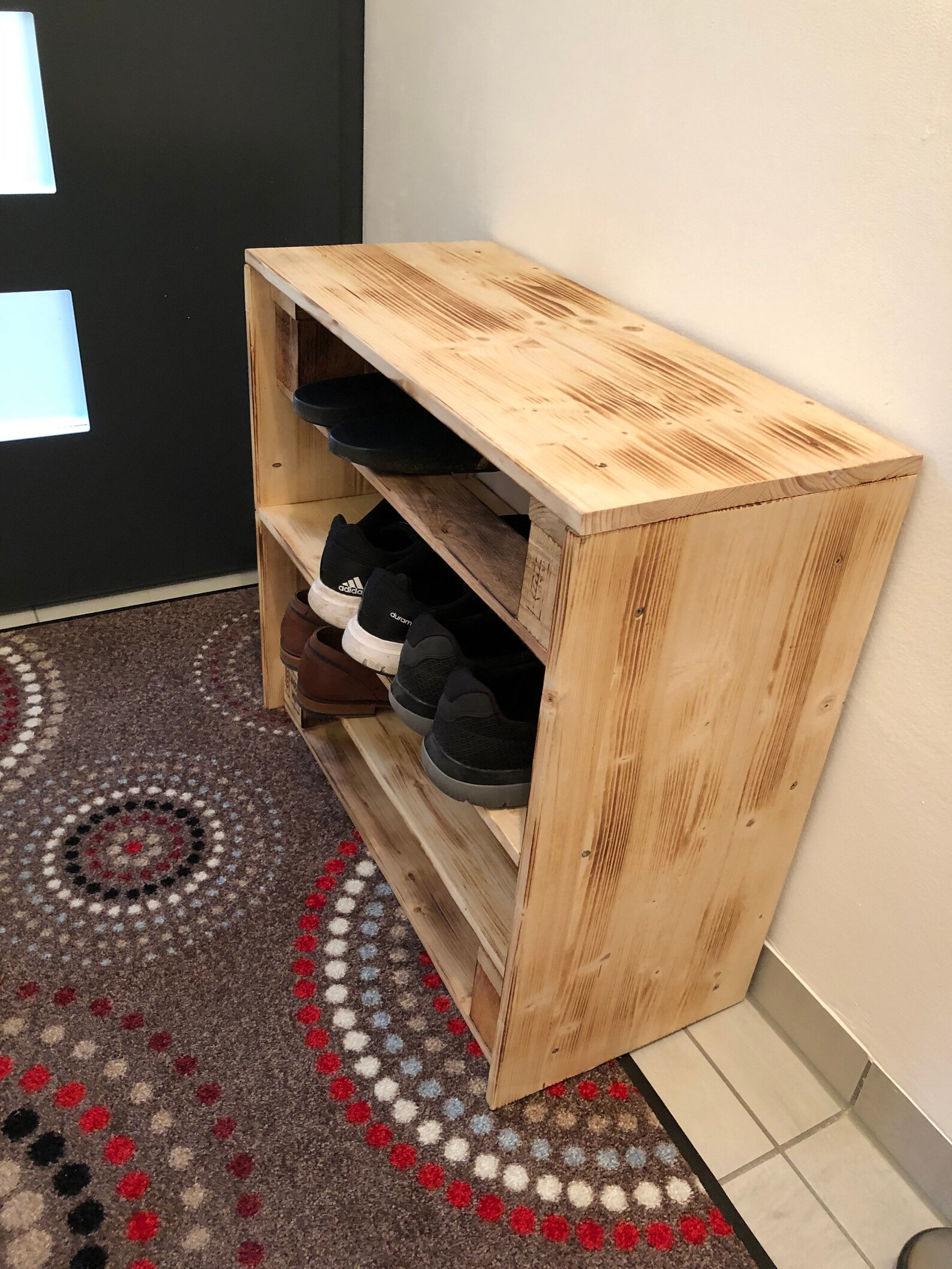 Shoe Cabinet Shoe Rack Made of Pallets | Etsy