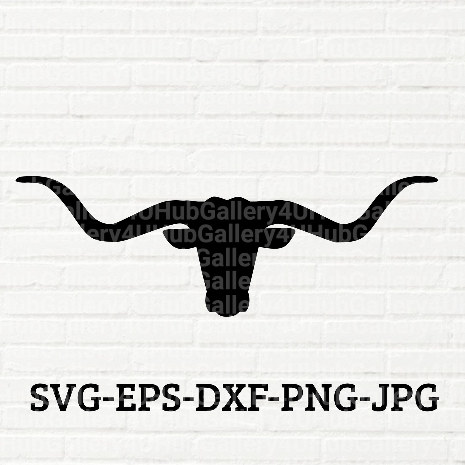 Longhorn Texas Bull Cowboy Metal Rock | Lovely Gift Idea | Instant ...